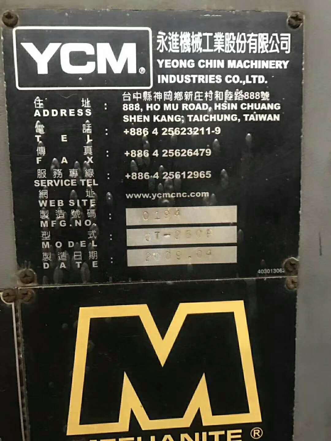 Taiwan YCM GT250 CNC Slant Lathe (China Trading Company) - Machine Tool ...