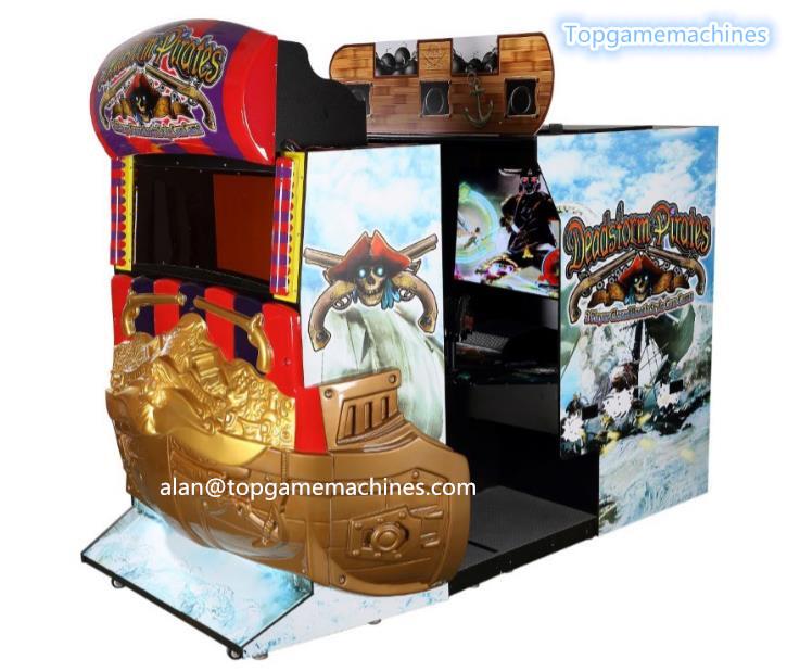 55'' inch adult shooting arcade game machine deadstorm pirates coin ...
