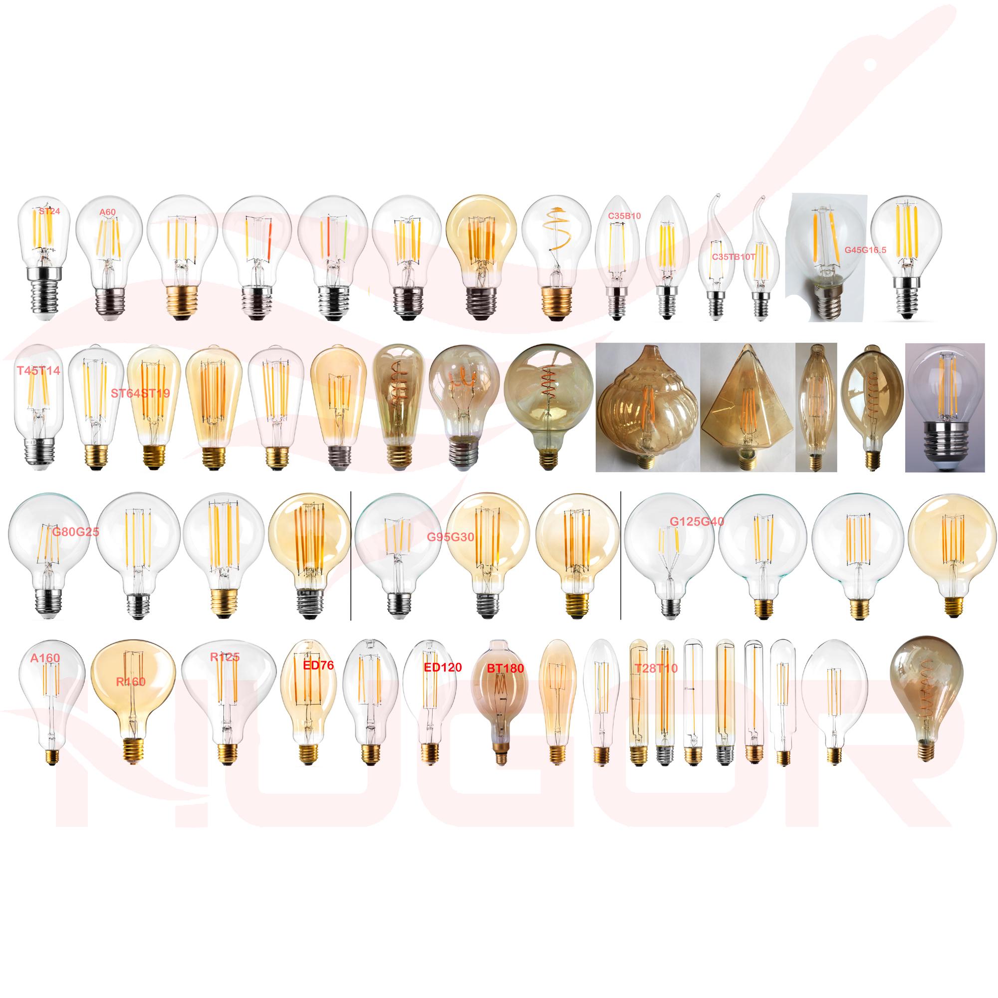 Led Filament Bulb R160 4W GOLD - HU-LFR160E4 - HUGOR (China Trading ...