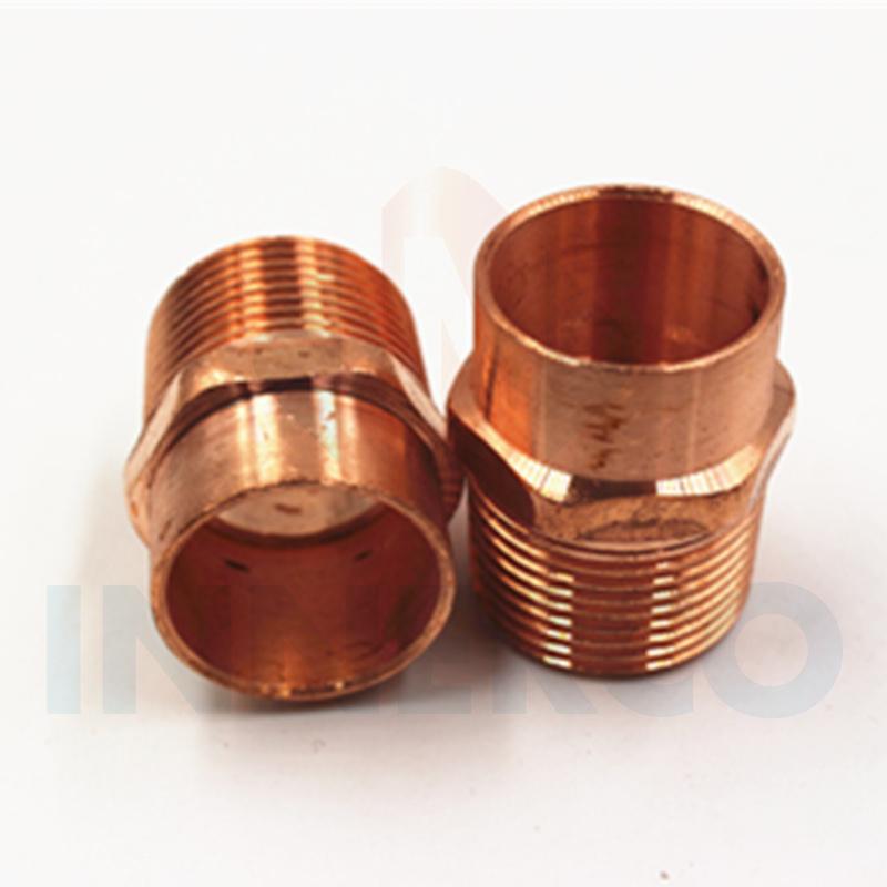 Air conditioner copper male adapter fitting (China Manufacturer) - Pipe ...