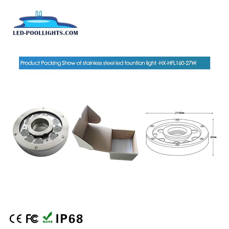 IP68 Stainless Steel IP68 LED Underwater fountain Lights/lamp - HX ...