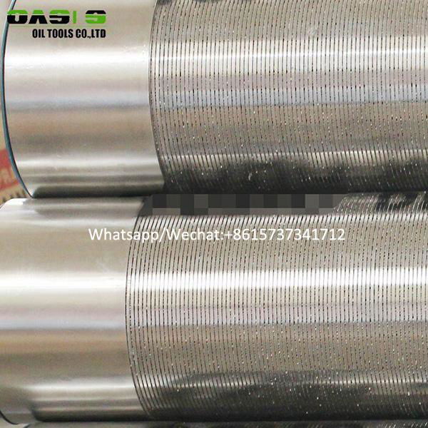 Wire wrapped screen Spiral bridge water filter pipe prepacked gravel ...