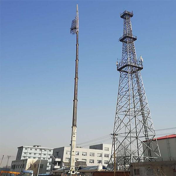 Hot Dip Galvanized 4 legged Angular Steel Microwave Antenna Communication Tower - FH-002 - FH ...