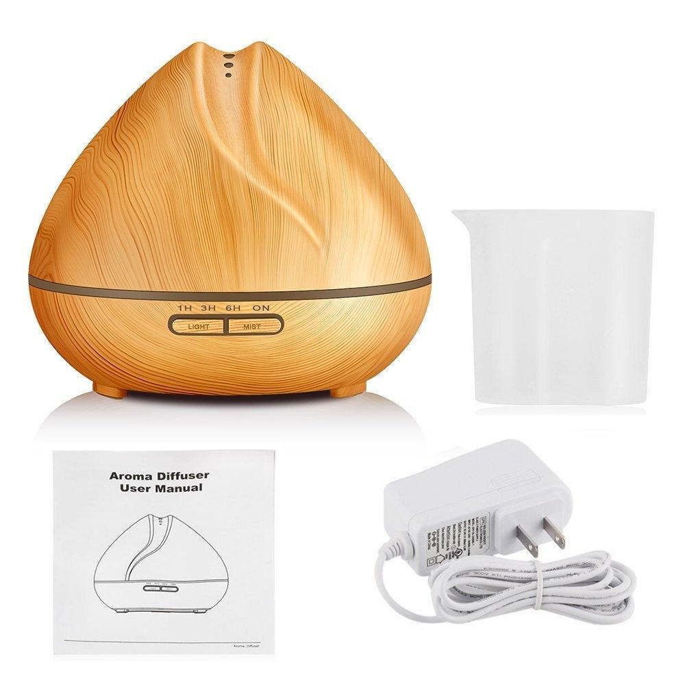 Made In USA 400ml Real Bamboo Essential Oil Diffuser - HH-1701 ...
