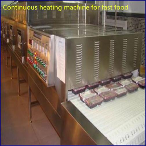 Continuous Microwave Fast Food Heating Machine Ready Meal Heating Oven ...