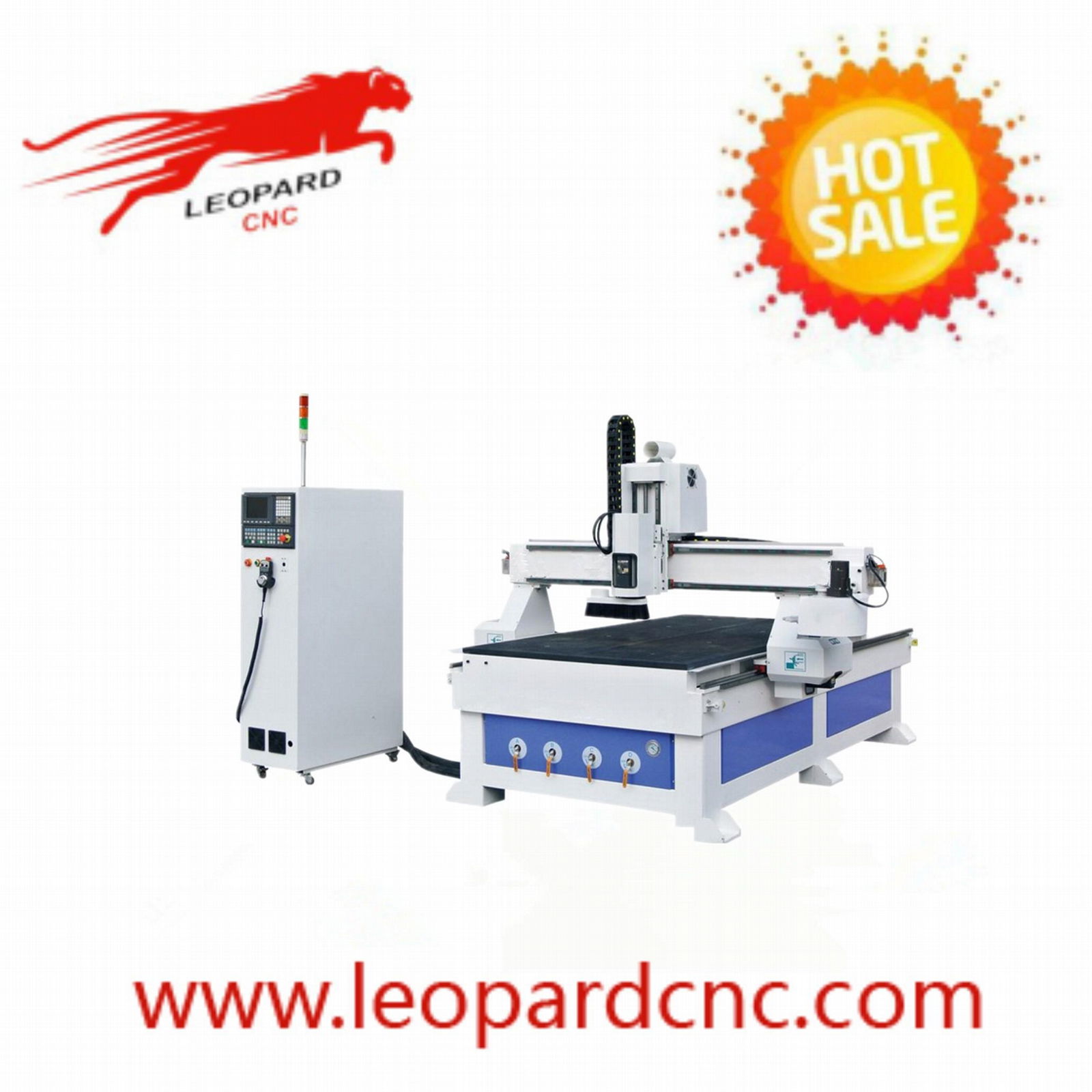 High cost-effective CNC router R-1325 atc wood cnc router (linear type ...