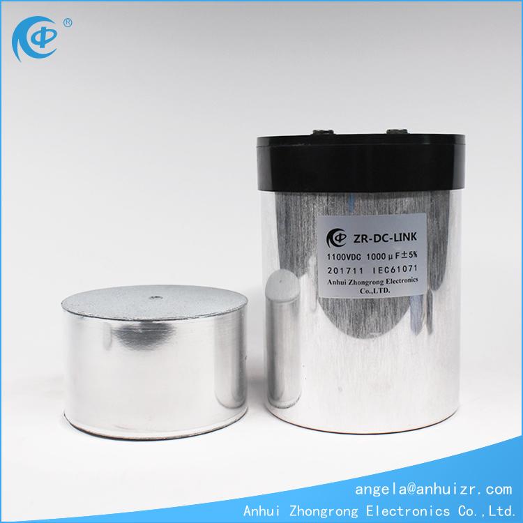 DC Power Film Capacitor General Purpose 120uF-1000uF 600V-1300VDC - ZR ...