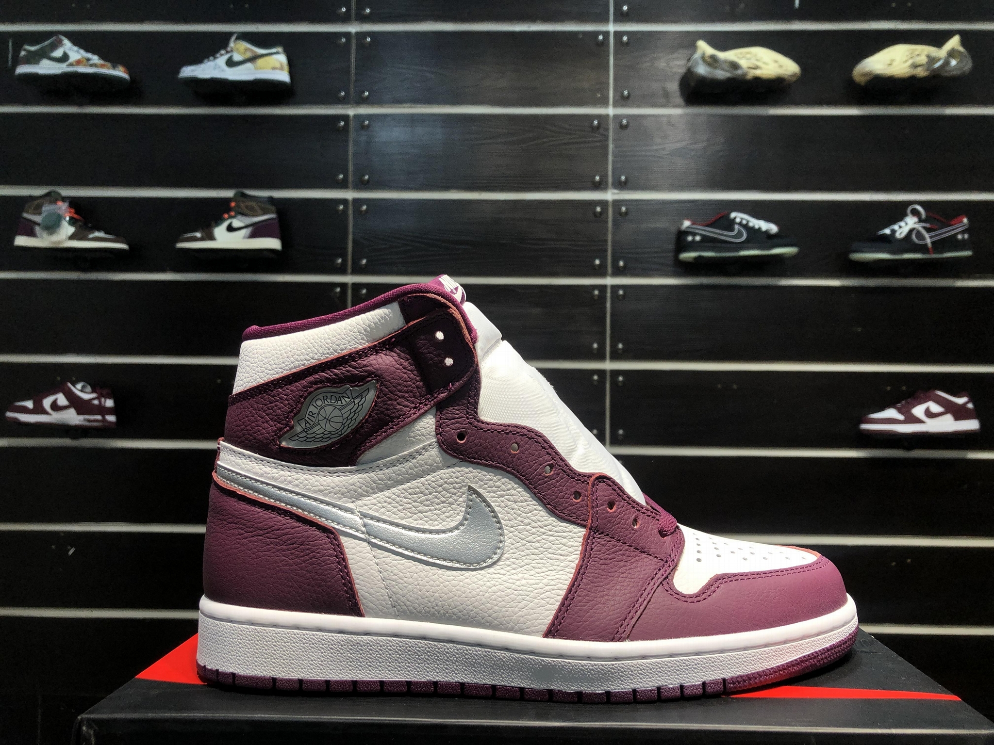 Air Jordan 1 Retro High OG"Bordeaux"AJ1 Retro basketball shoes - shoes ...