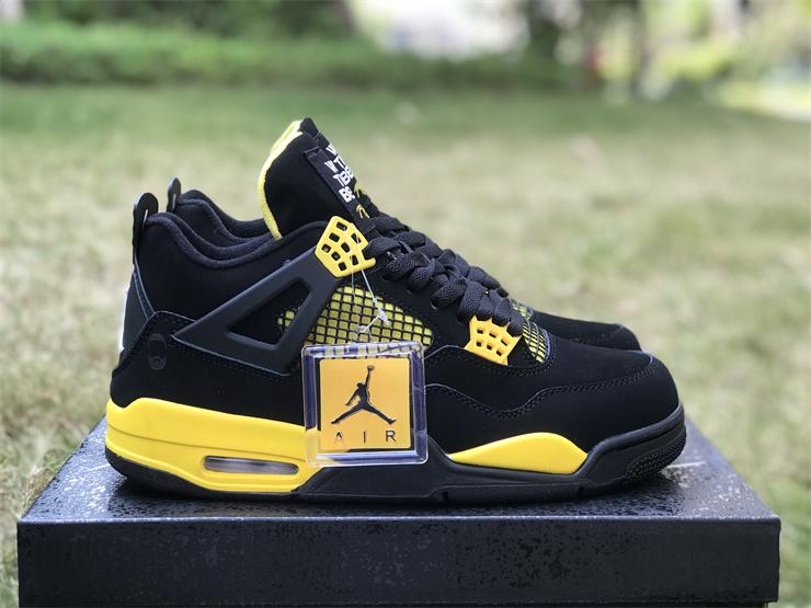 Air Jordan 4 "Thunder" Thor Signature Custom DH6927-017 basketball ...