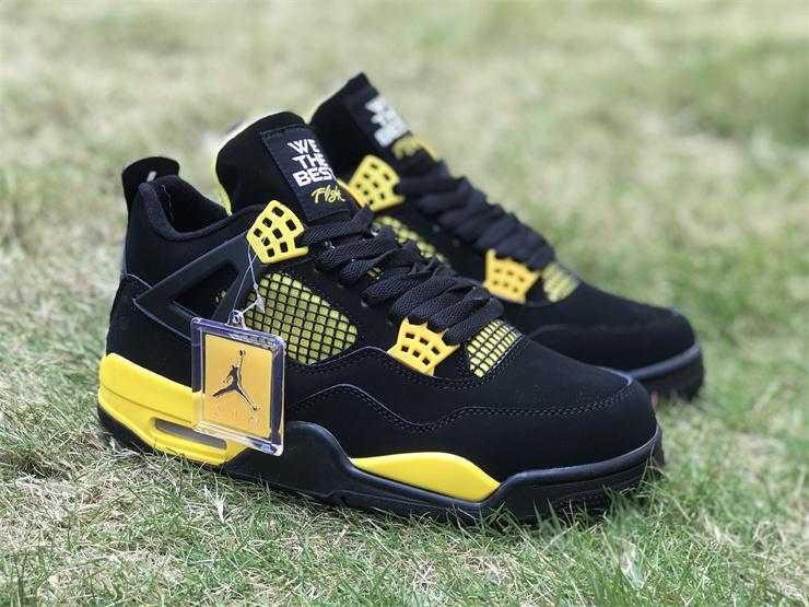Air Jordan 4 "Thunder" Thor Signature Custom DH6927-017 basketball ...