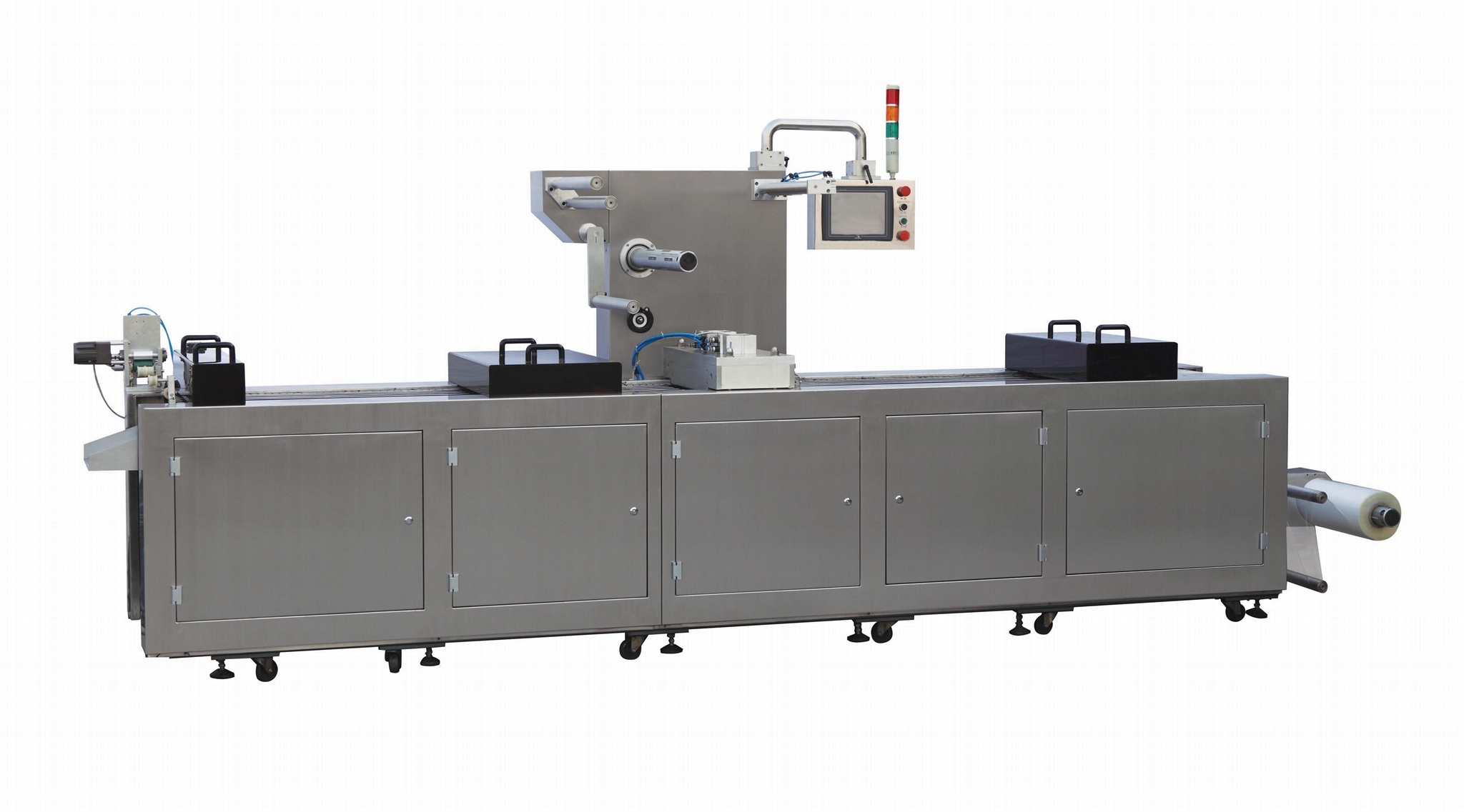 full-automatic continuous stretching vacuum packaging machine - DLZ-320 ...