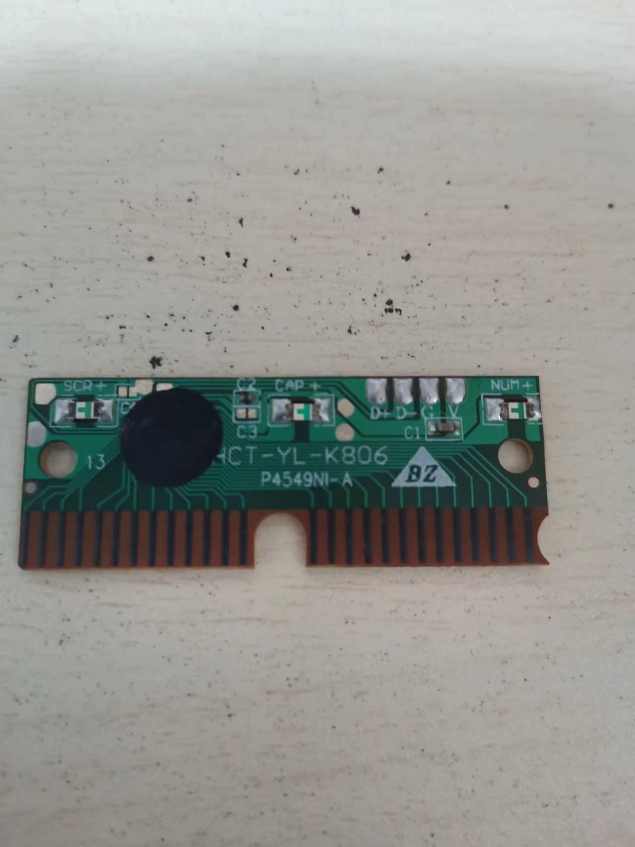 Wired keyboard pcba work with carbon conductive film and silver ...