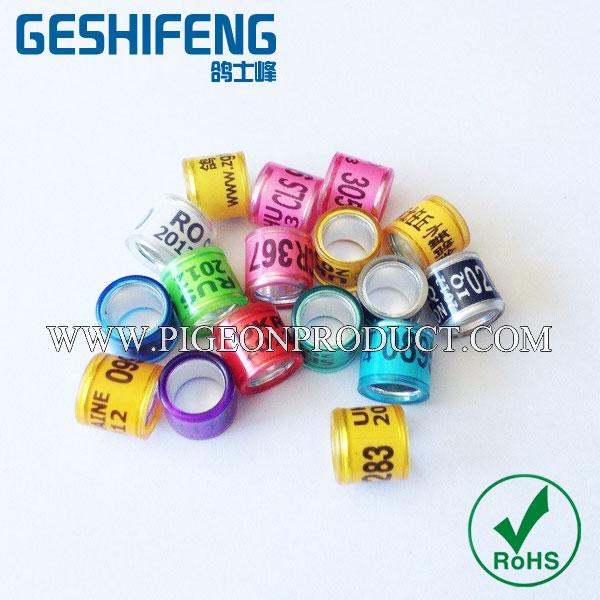 Hot Sale Aluminum with Plastic Pigeon Band Bird Leg Tag - GSF-APPR ...