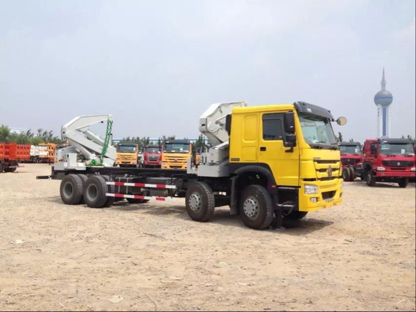 20 ft container side loader truck for sale - 20 ft 37 tons - sinotruk ...