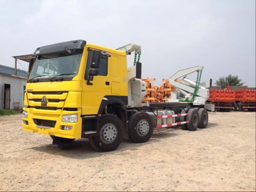 20 ft container side loader truck for sale - 20 ft 37 tons - sinotruk ...
