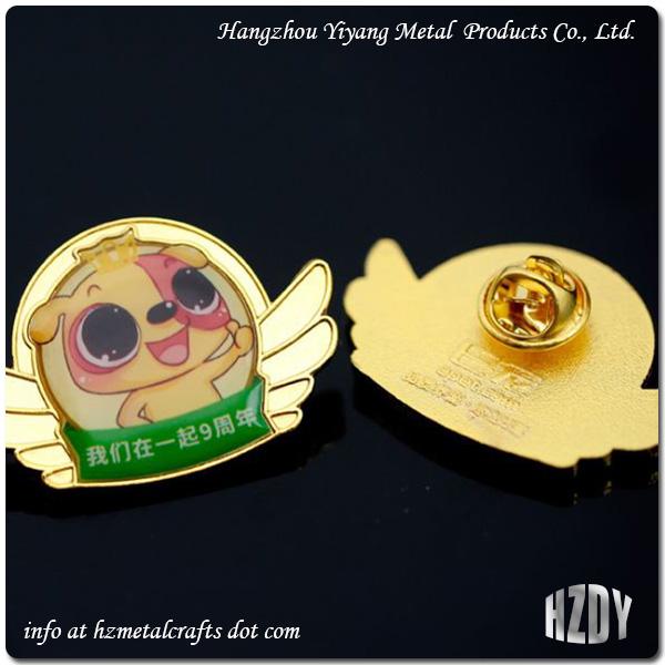 Copper Cartoon Epoxy Anniversary Commemorative Badge - MB0030 - HZDY ...