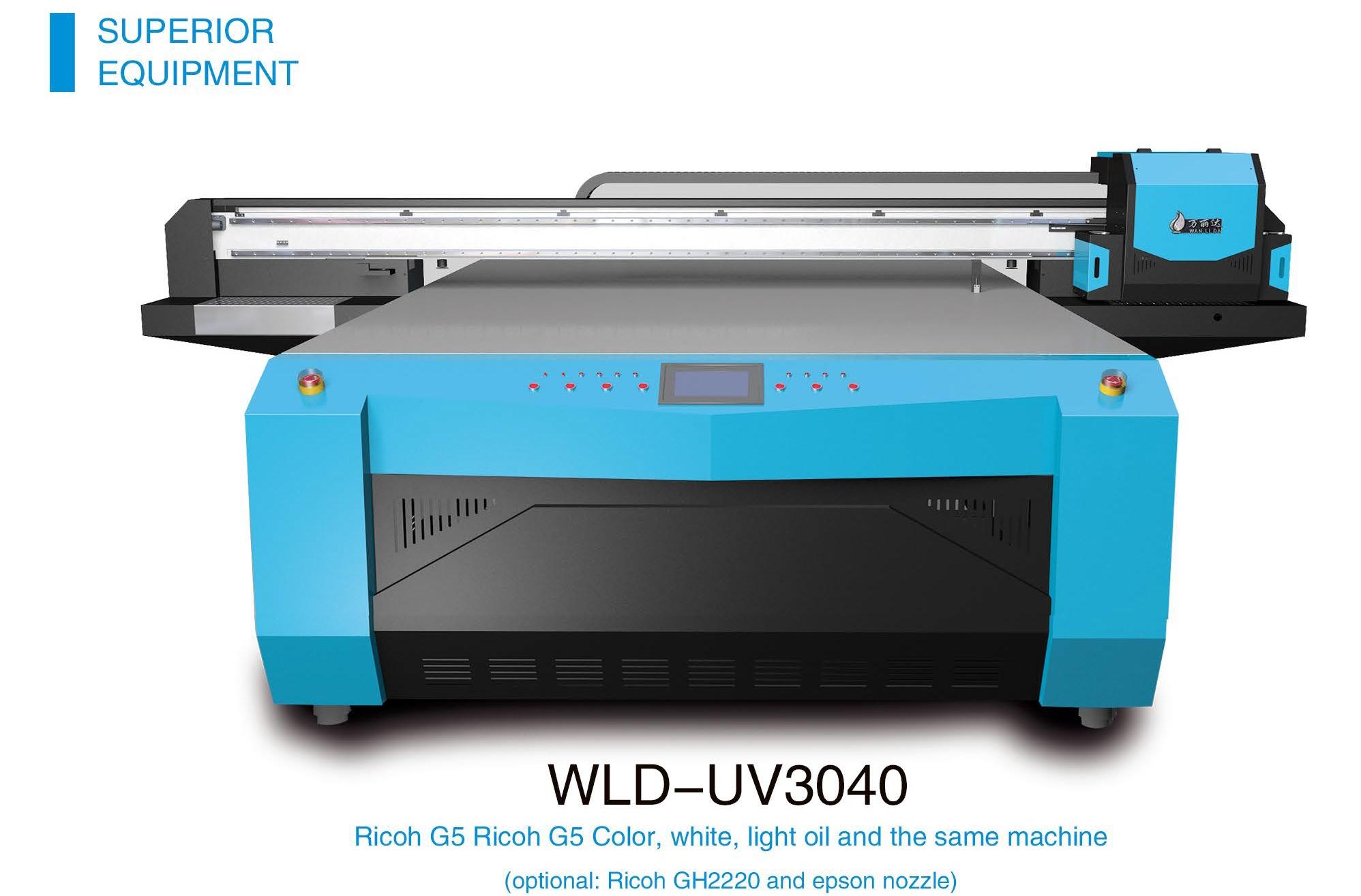 UV Flatbed printer - WLD-UV3040 - WANLIDA (China Manufacturer) - Plate ...