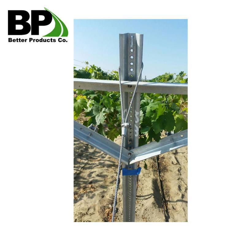 perforated u channel sign post for grape garden - BP-0002 - BP (China ...
