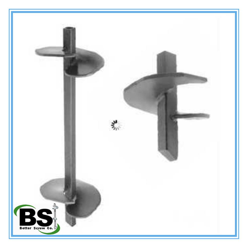 Steel Helical pile plate with caps (China Manufacturer) - Fastener ...