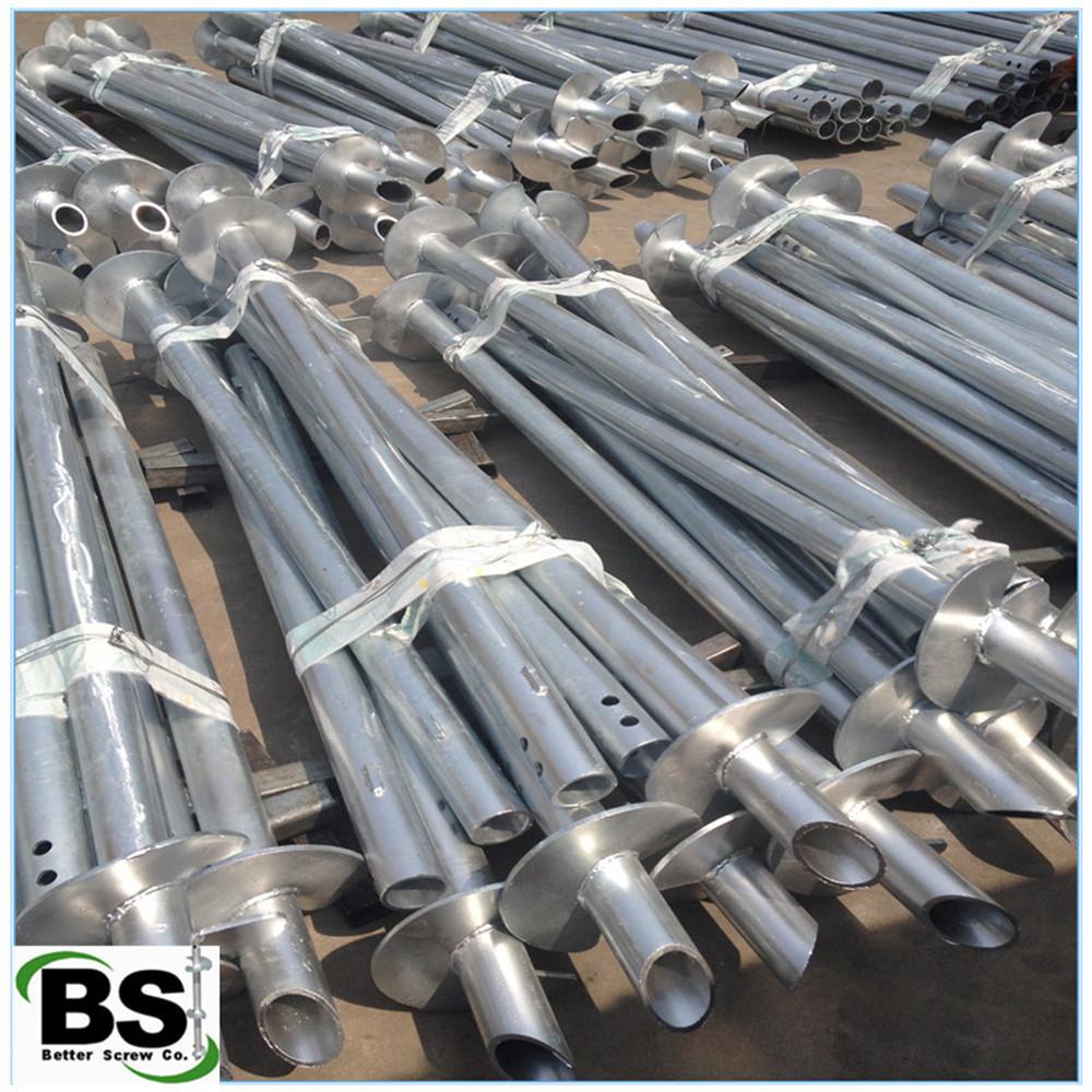 Steel Helical pile plate with caps (China Manufacturer) - Fastener ...