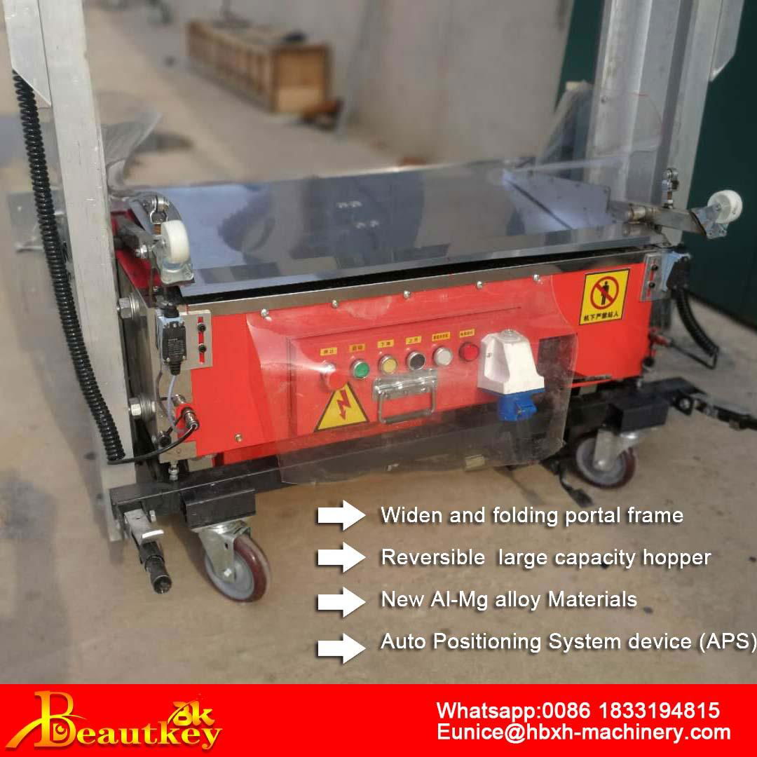 Auto plastering machine price for Interior wall - BK800-8A - Beautkey ...