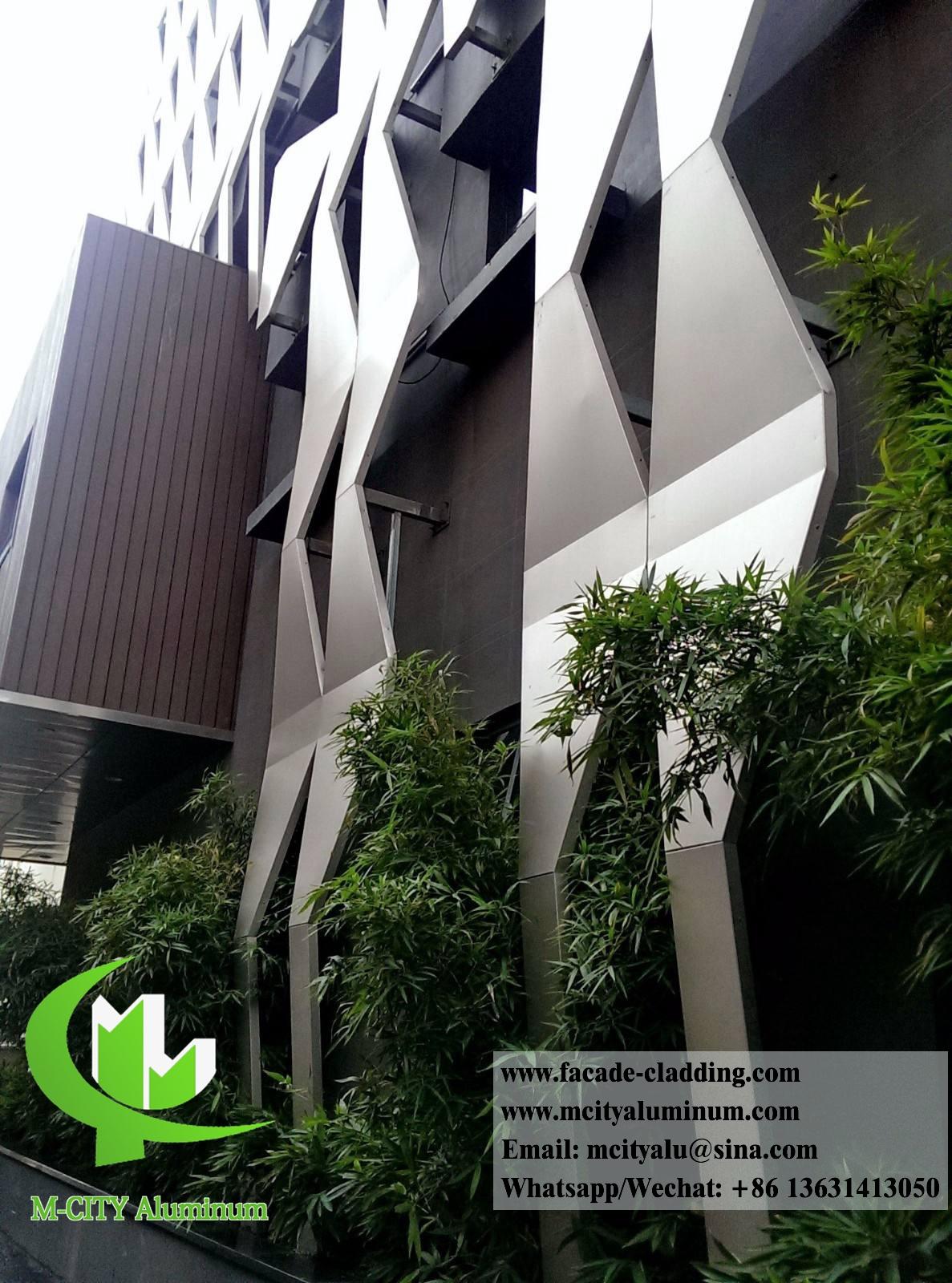 Metal cladding aluminium facades solid wall cladding - PERFORATED 082 ...