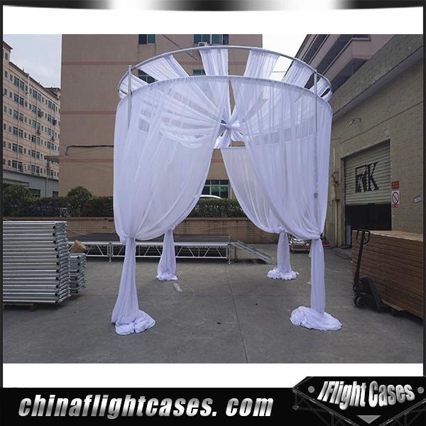 RK Custom wedding used romantic drapery stand - pipe and drape - pipe ...