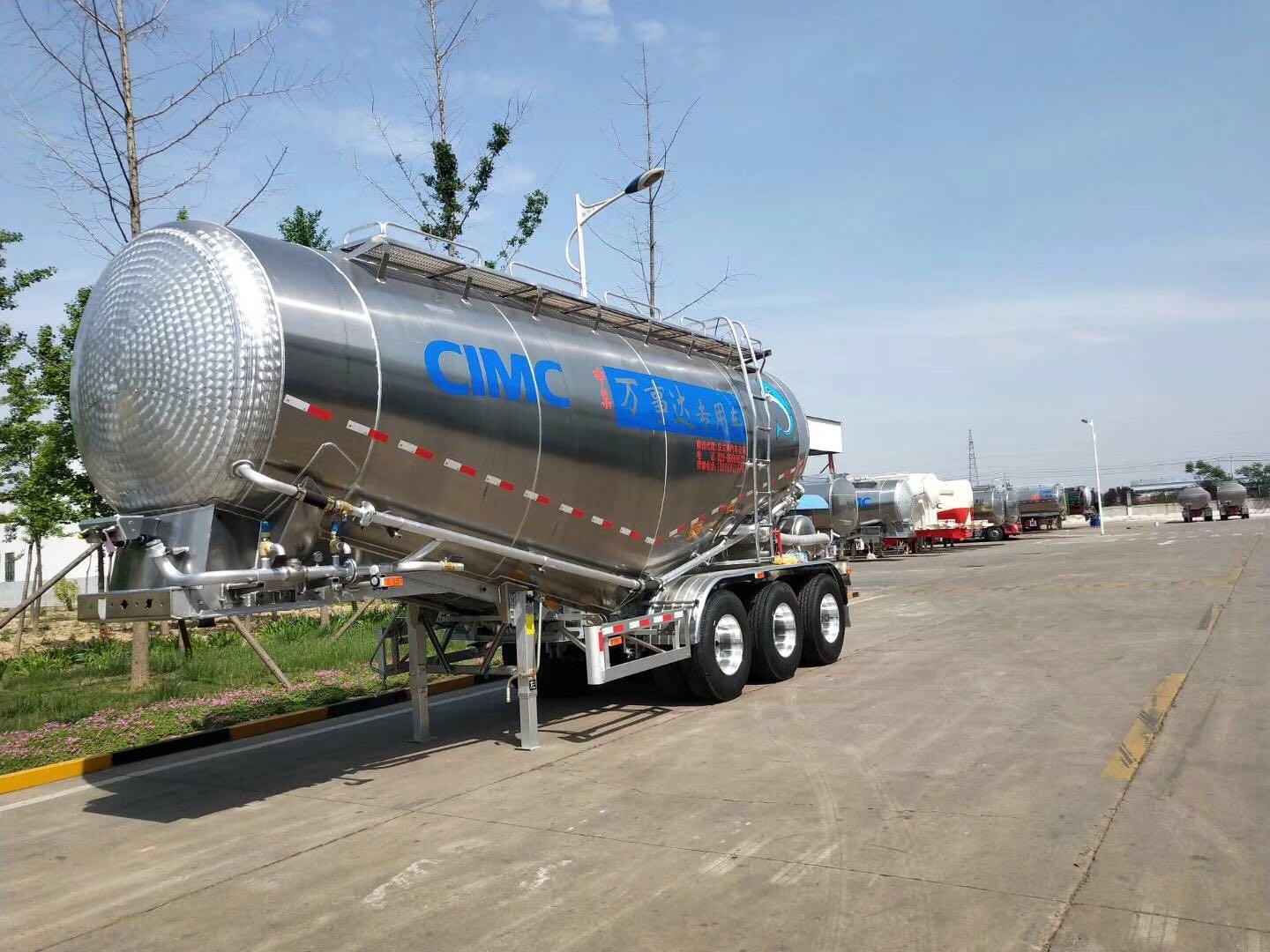 Aluminium Alloy Flour Trailer 42CBM - CIMC (China Trading Company ...