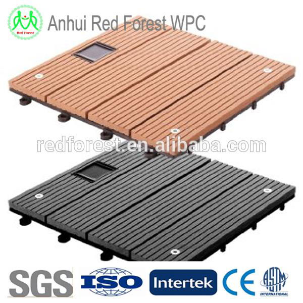 bamboo plastic composite flooring tiles - DIY-light - RED FOREST (China ...