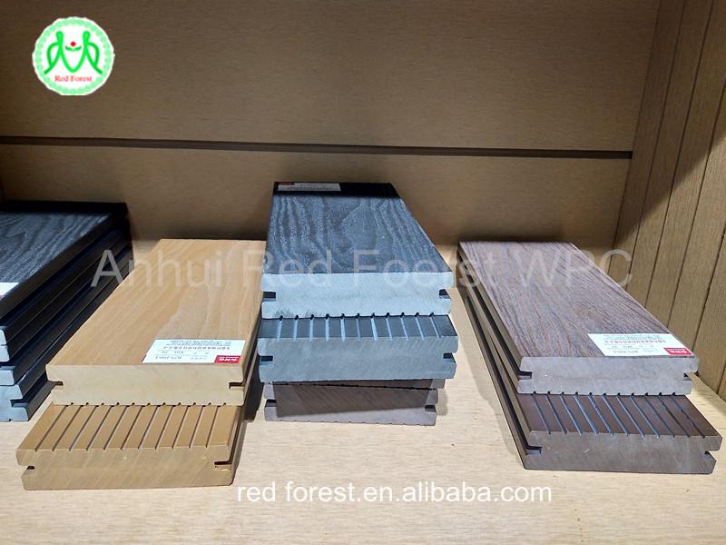 solid deep embossed decking( WPC decking ) - B25-100-1 - RED FOREST ...