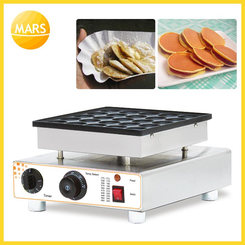 electric and gas 25holes dutch mini pancake poffertjes maker machine ...
