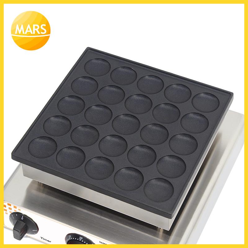 electric and gas 25holes dutch mini pancake poffertjes maker machine ...