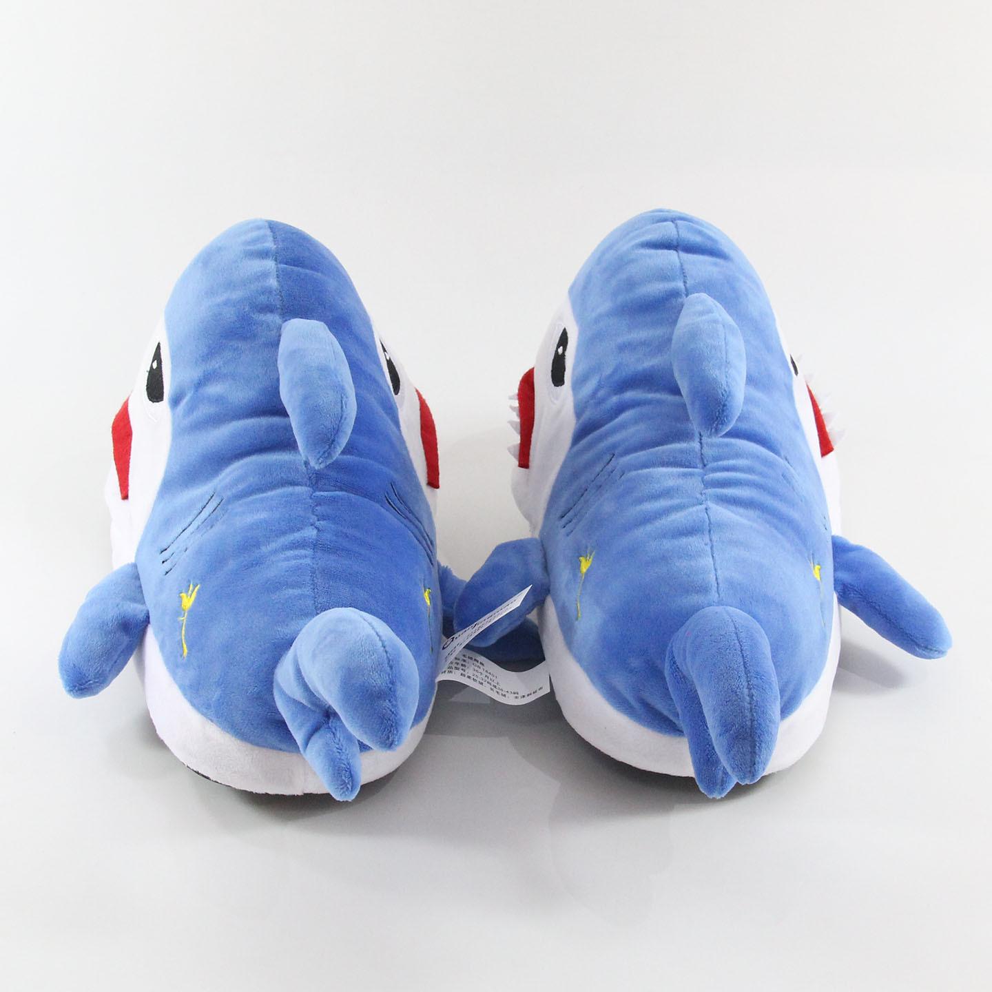 Custom Fuzzy Shark Slippers,super soft animal slippers,Cartoon Slippers ...