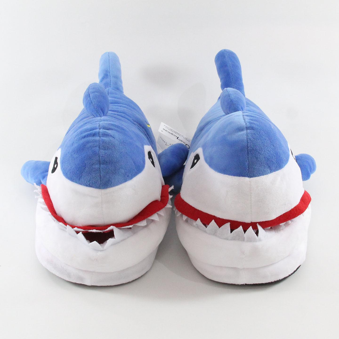 Custom Fuzzy Shark Slippers,super soft animal slippers,Cartoon Slippers ...