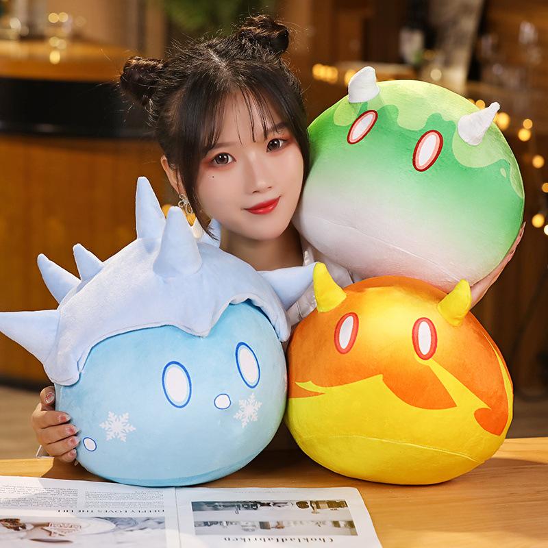 Super soft slime plush pillow magnetic slime plushie slime soft pillow ...