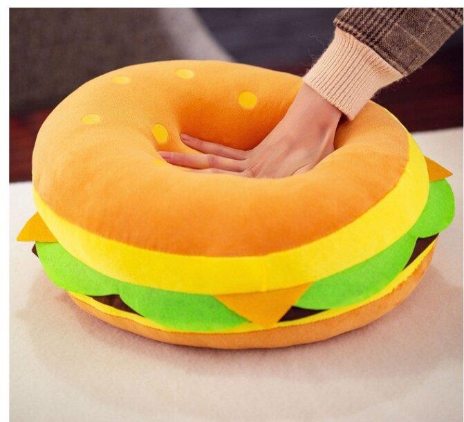 Giant Hamburger Plush toys Burger Plush pillow hamburger cushion ...