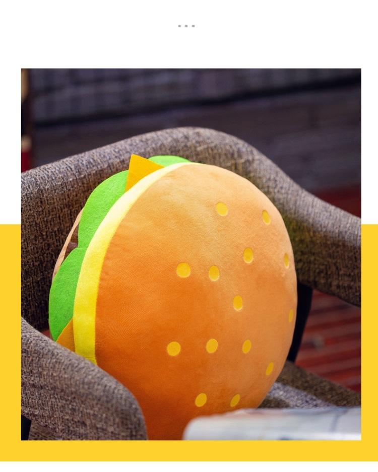 Giant Hamburger Plush toys Burger Plush pillow hamburger cushion ...