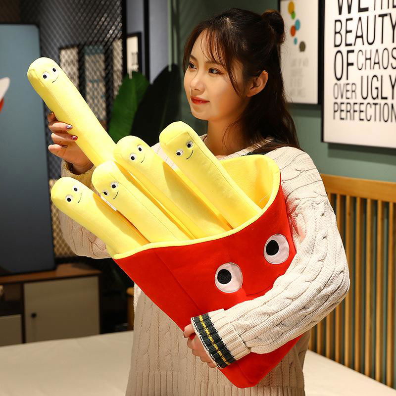 The plush french fries box yummy world chips plush food plush toys ...