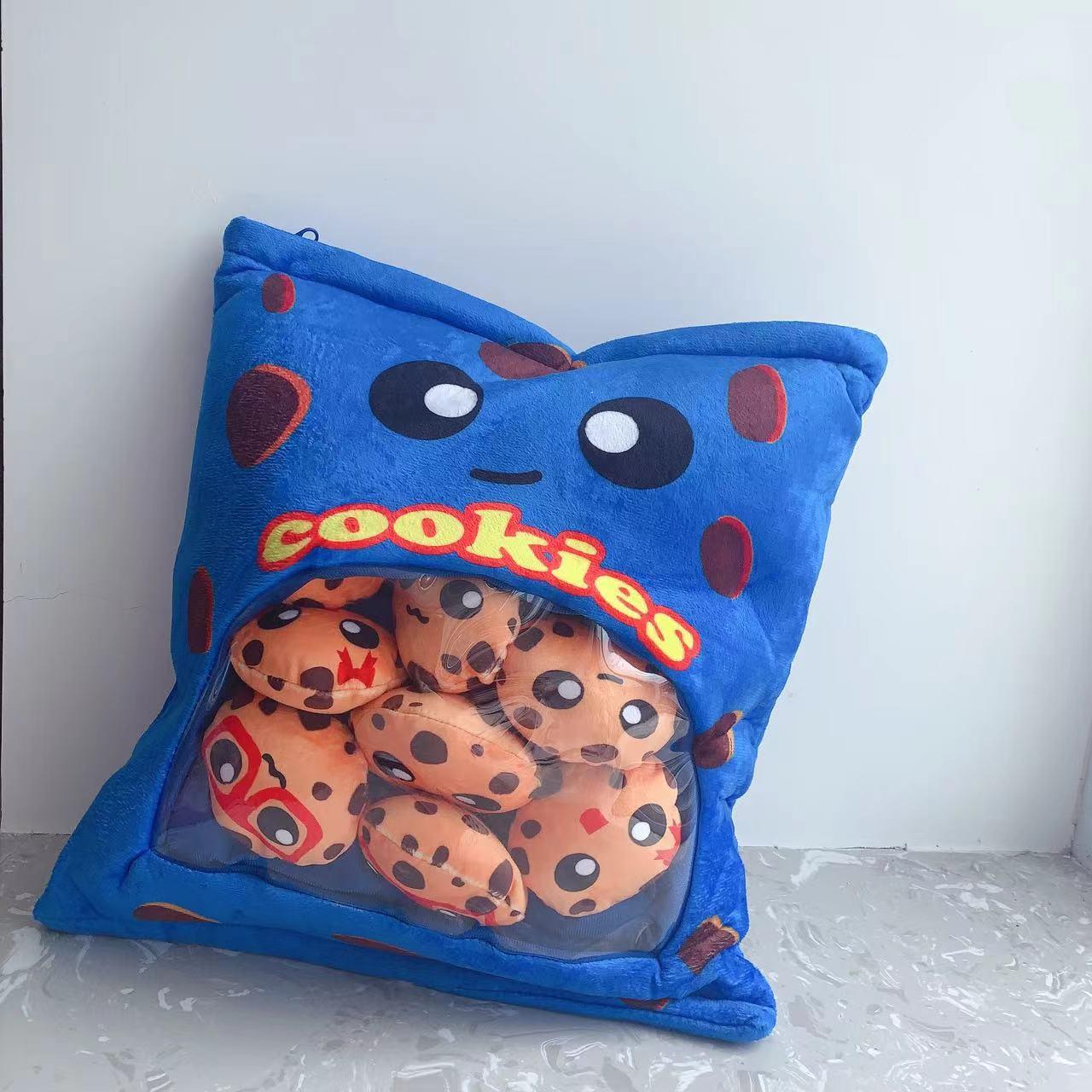 Sweet savory plush angel axolotl plush yogurt melts plush cheesy puffs ...