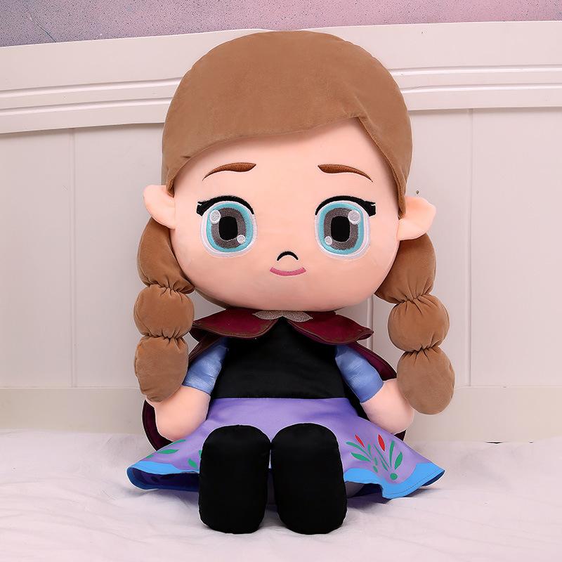 Frozen Elsa Anna plush doll Disney queen Anna doll Elsa plush action ...