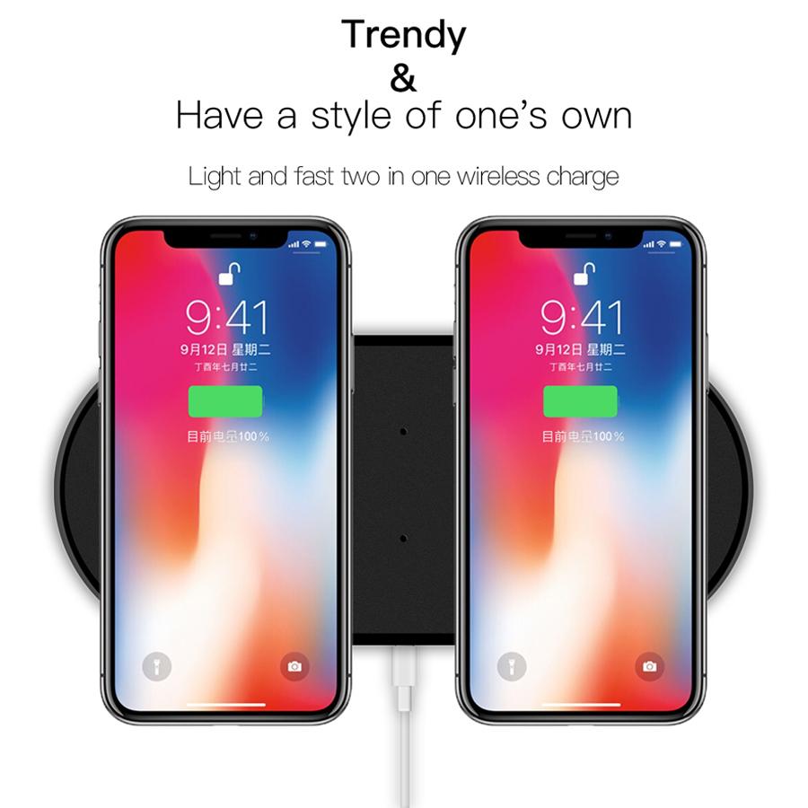 Double Charge and Quick Charge Mobile Phone Emergency Wireless Charger ...