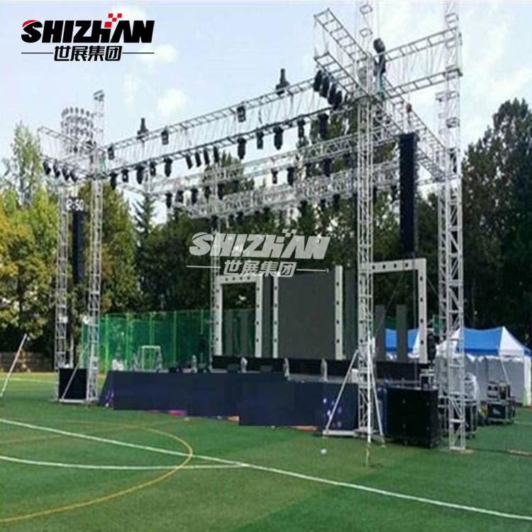 Aluminum line array truss tower for hanging speakers - aluminum truss ...