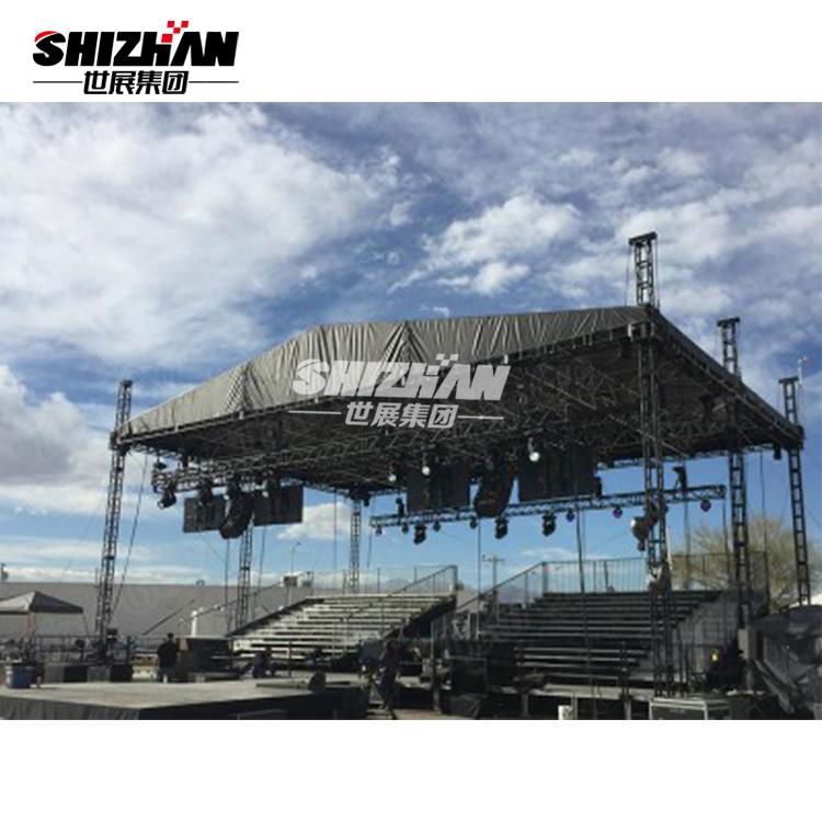 Aluminum line array truss tower for hanging speakers - aluminum truss ...
