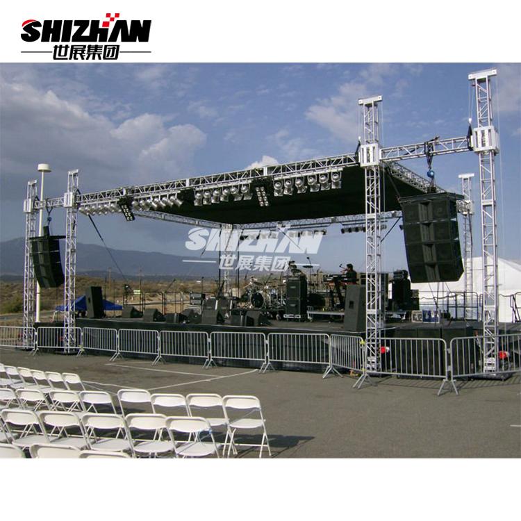 Aluminum line array truss tower for hanging speakers - aluminum truss ...