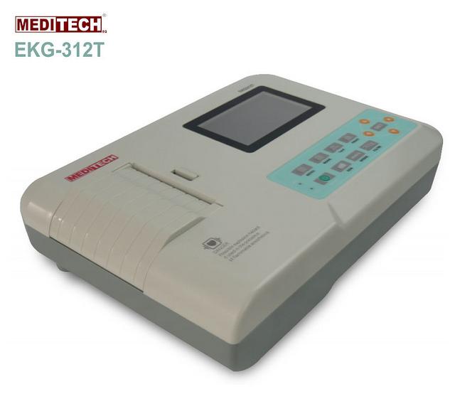 Meditech 312t EKG Three Channel 12 Lead ECG EKG Machine - EKG312T ...