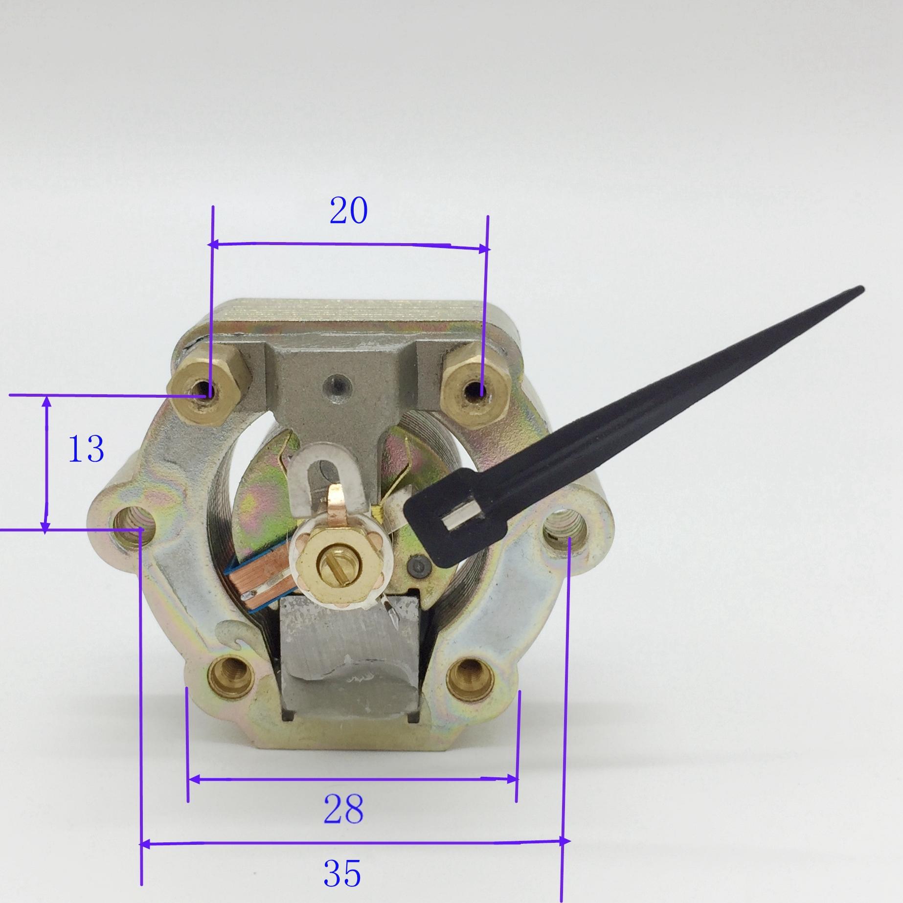 Moving Coil Panel Meter Movements 240 Degrees Optional Pointer Length ...
