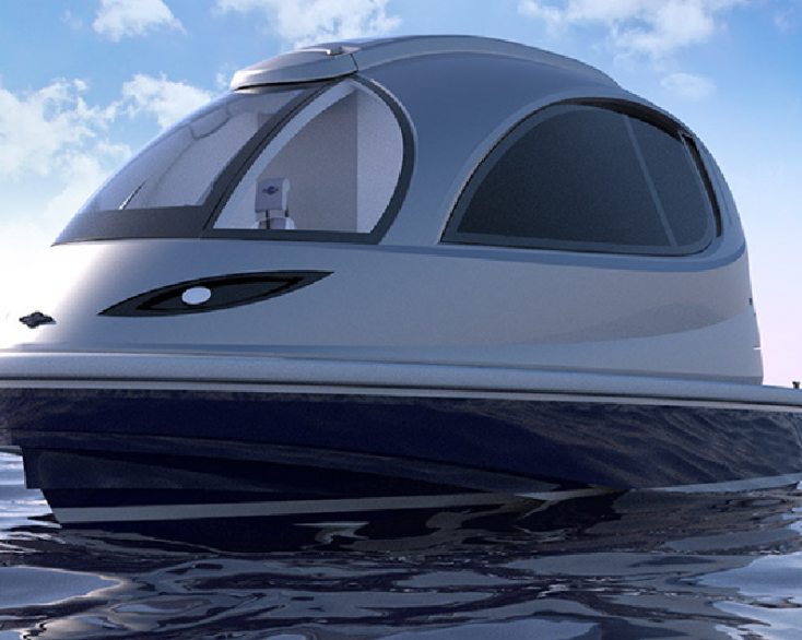 DON'T STOP-Small self-driving luxury yacht Private luxury fiberglass ...
