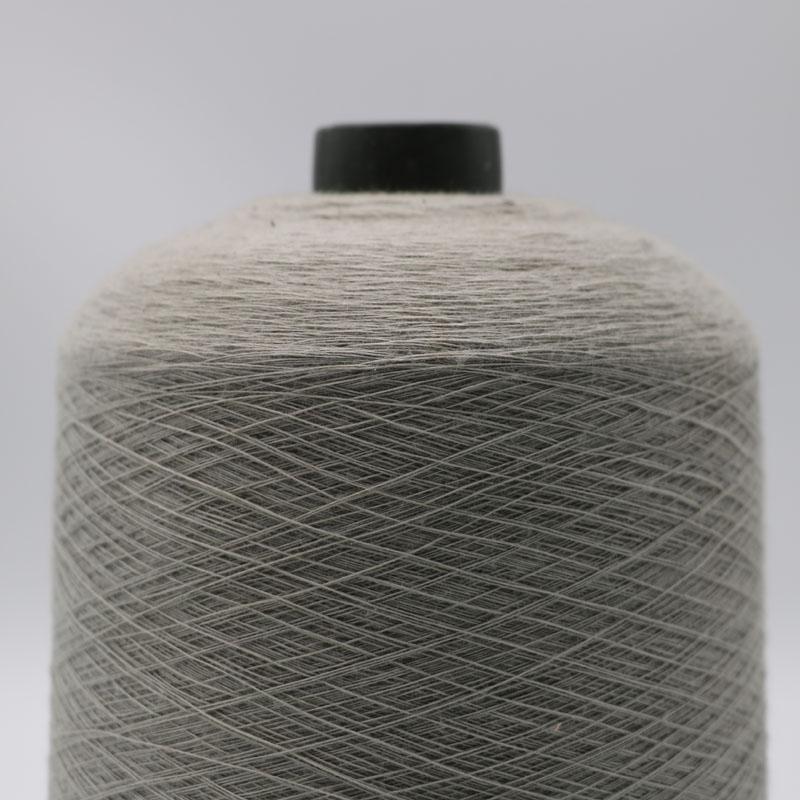 Ne16/1ply 5% stainless steel staple fiber blended with 95% PL fiber ...