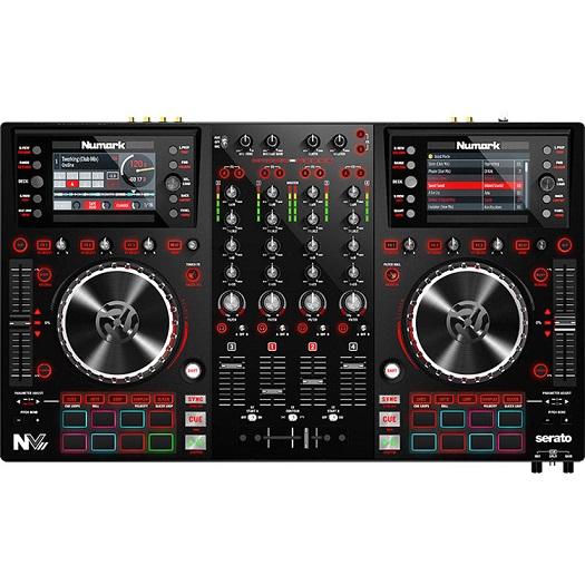 Numark NVII Dual-Display Serato Controller Kit with Flight Case (Hong ...