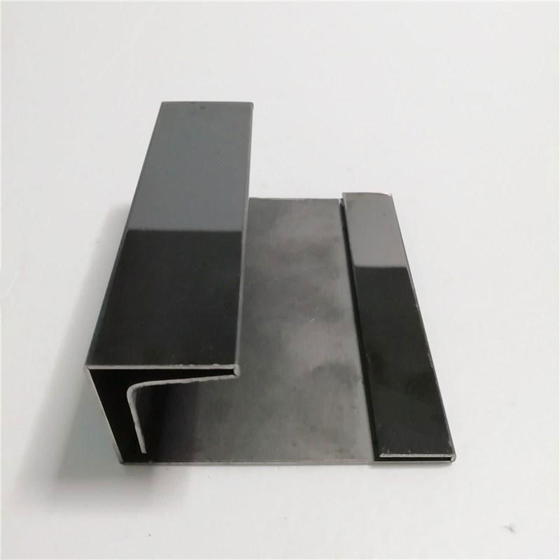 High-end 304 coner strip mirror black titanium border trim metal trim ...